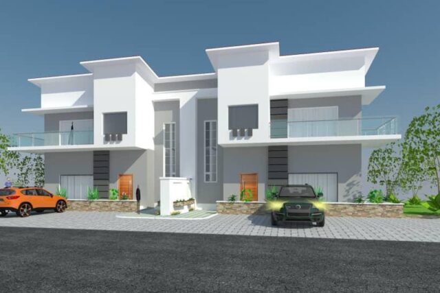 4 Bedroom Semi Detached Duplex (Type 1) – Paulo Homes Limited